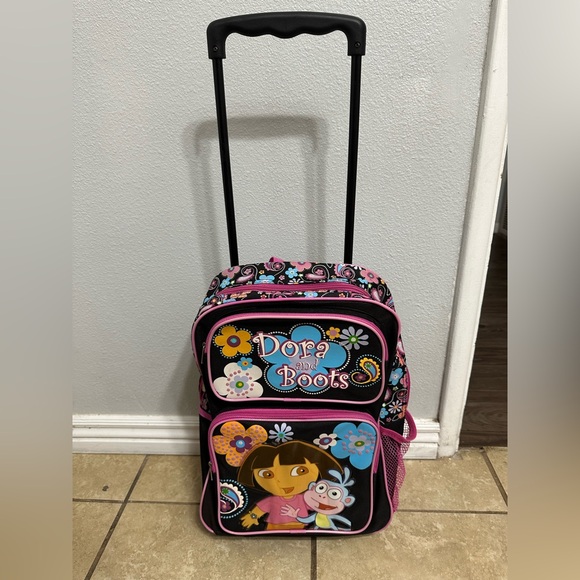 Toys | Y2k Dora The Explorer Rolling Backpack | Poshmark